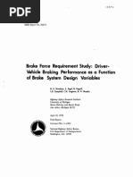 MFDD Formula for Braking Tests | PDF | Brake | Vehicles