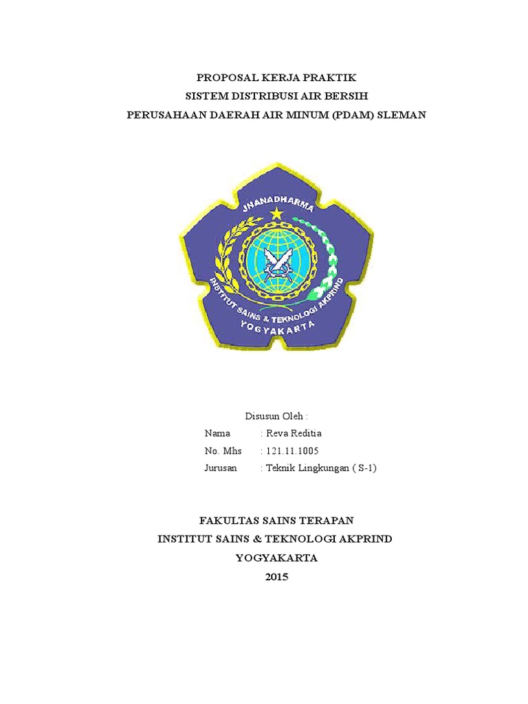 Proposal PDAM Sleman | PDF
