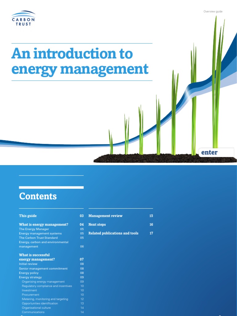 Introduction To Energy Management | PDF | Energy Management | Low ...