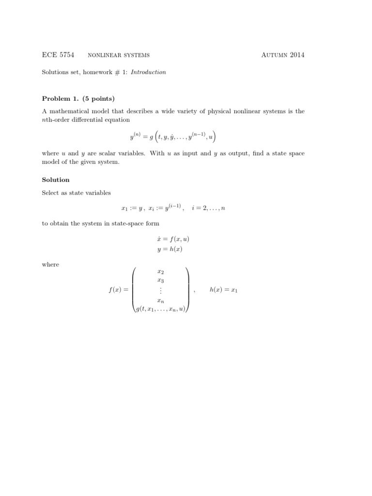 Examples NLS | PDF | Nonlinear System | Equations