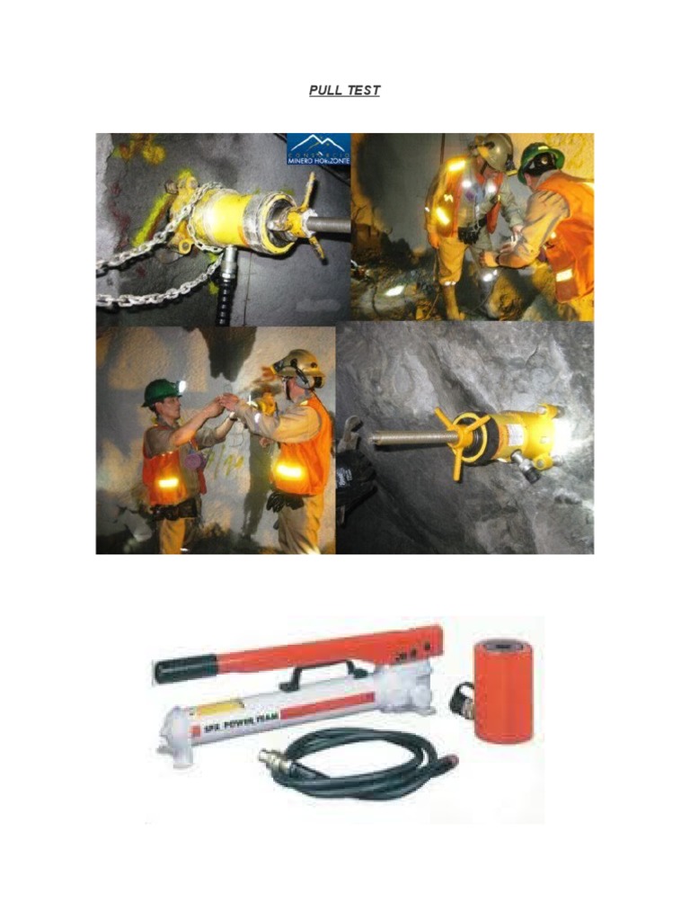 Pull Test | PDF | Minería | Acero