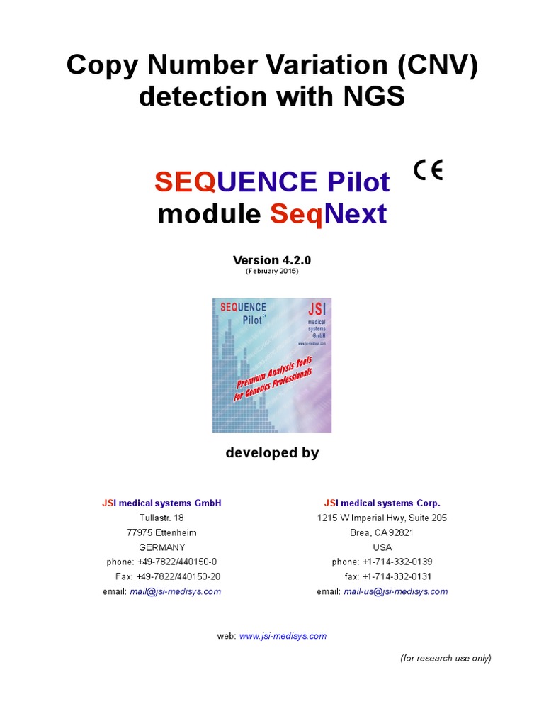 CNV Detection With NGS - SeqNext | PDF | Polymerase Chain Reaction ...