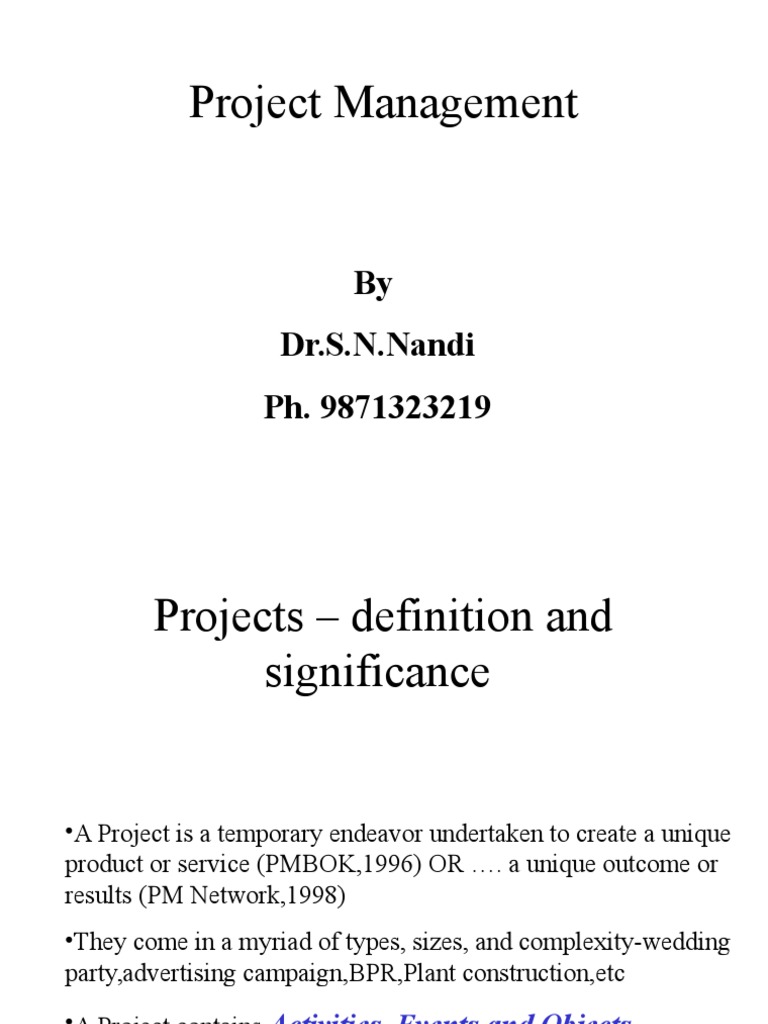 Project Management Materials For MBA Students | PDF | Project ...