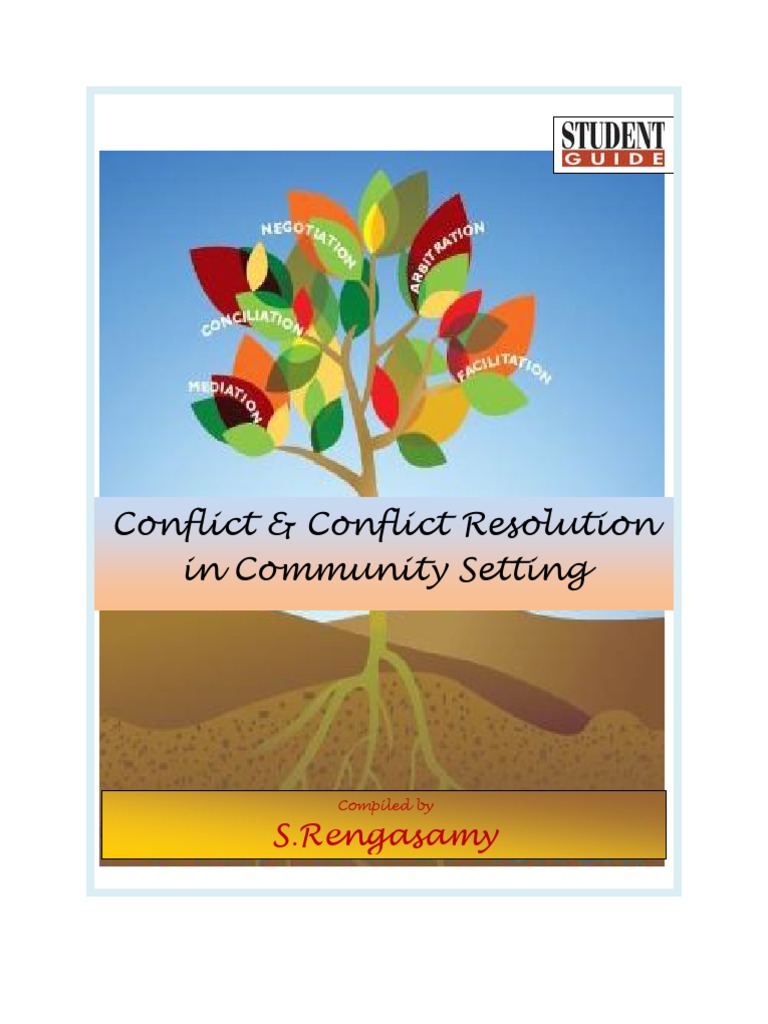 Community Conflict and Resolution Strategies | PDF | Conflict ...