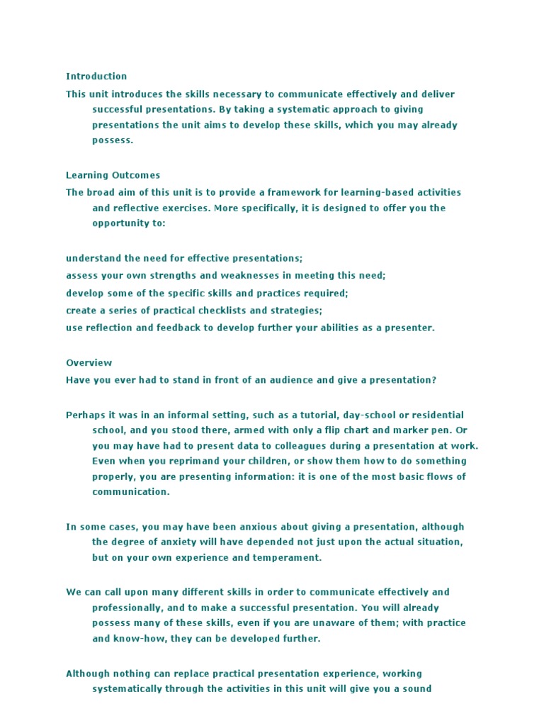 How To Make A Good Presentation Pdf Copyright Cognition