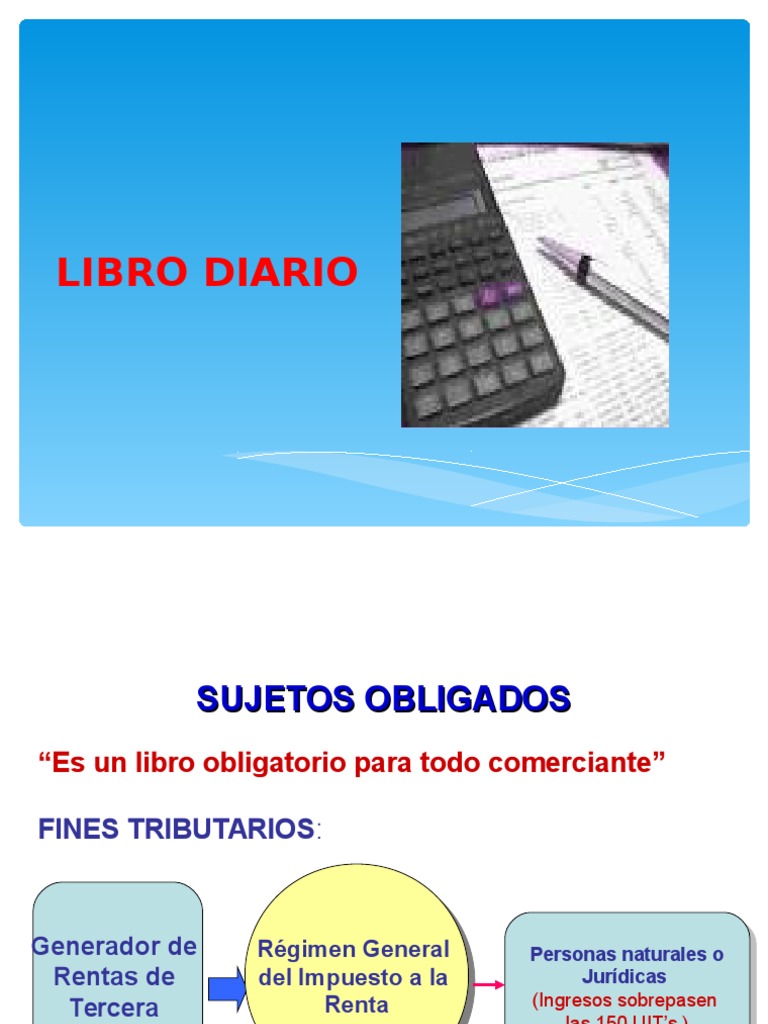 Libro Diario: Obligaciones y Asientos Contables | PDF | Devengo ...