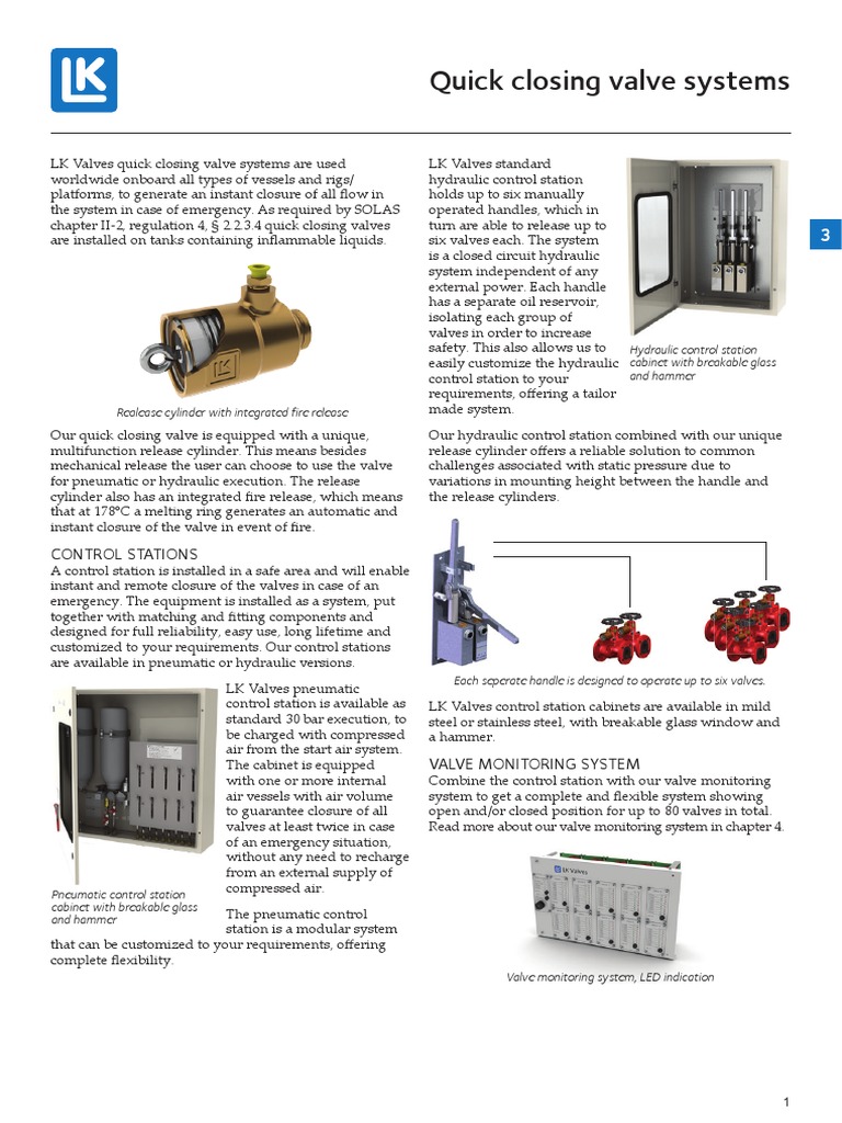 3 Quick Closing Valve Systems | Valve | Pneumatics | Free 30-day Trial ...