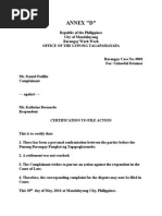 Barangay Protection Order Sample | PDF | Justice | Public Law