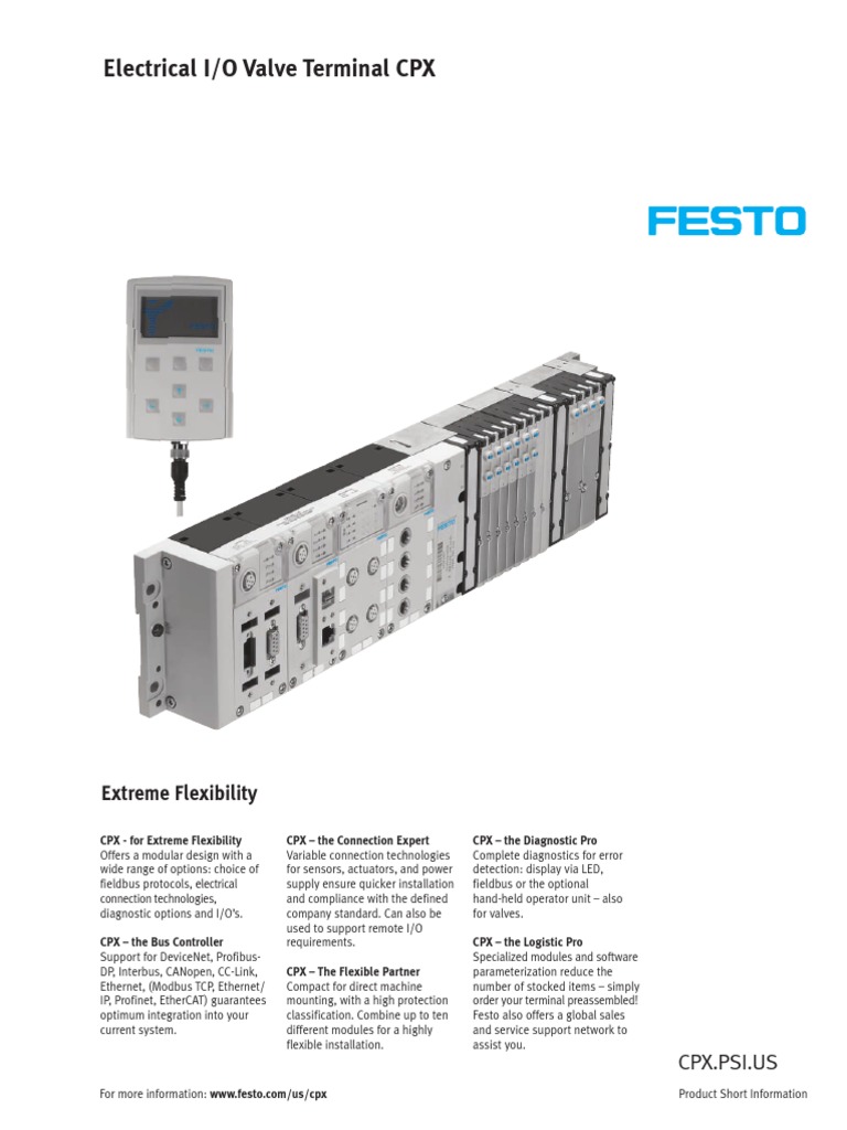 Cpx-Psi-Us Festo | PDF | Vacuum Tube | Electronics