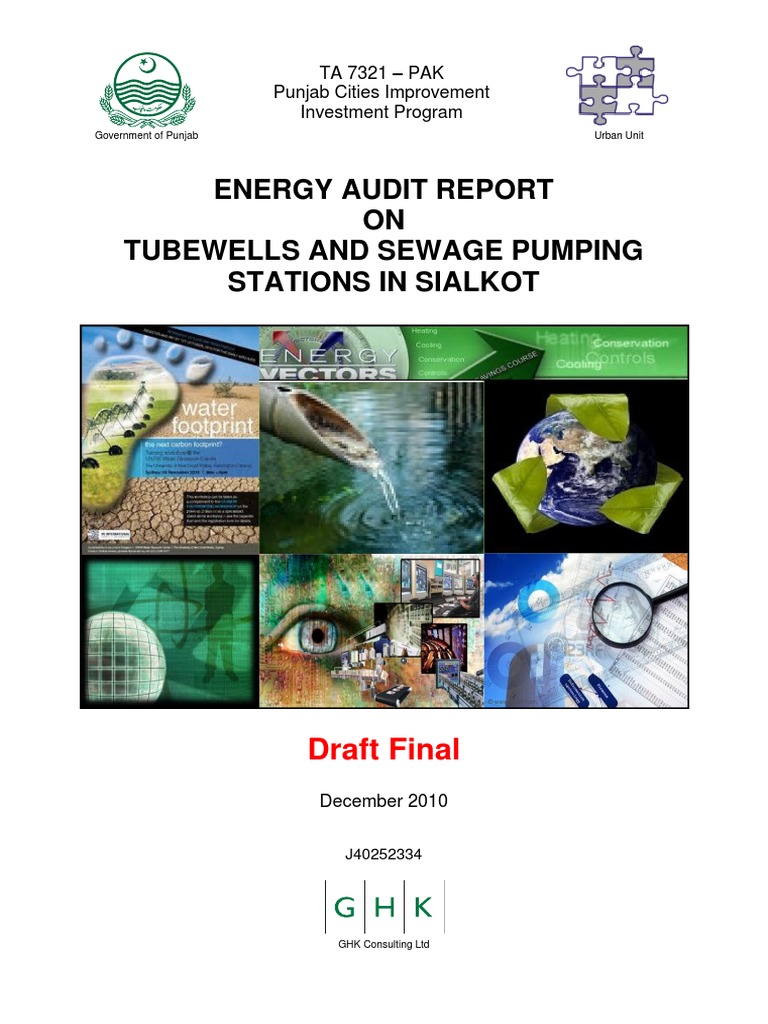 33 Energy Audit Report On Tubewells and Sewage Pumping Stations in ...