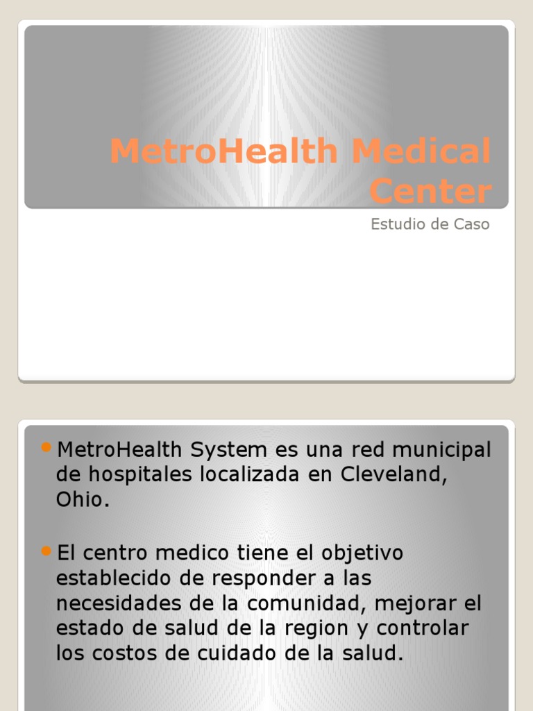 MetroHealth Medical Center | PDF