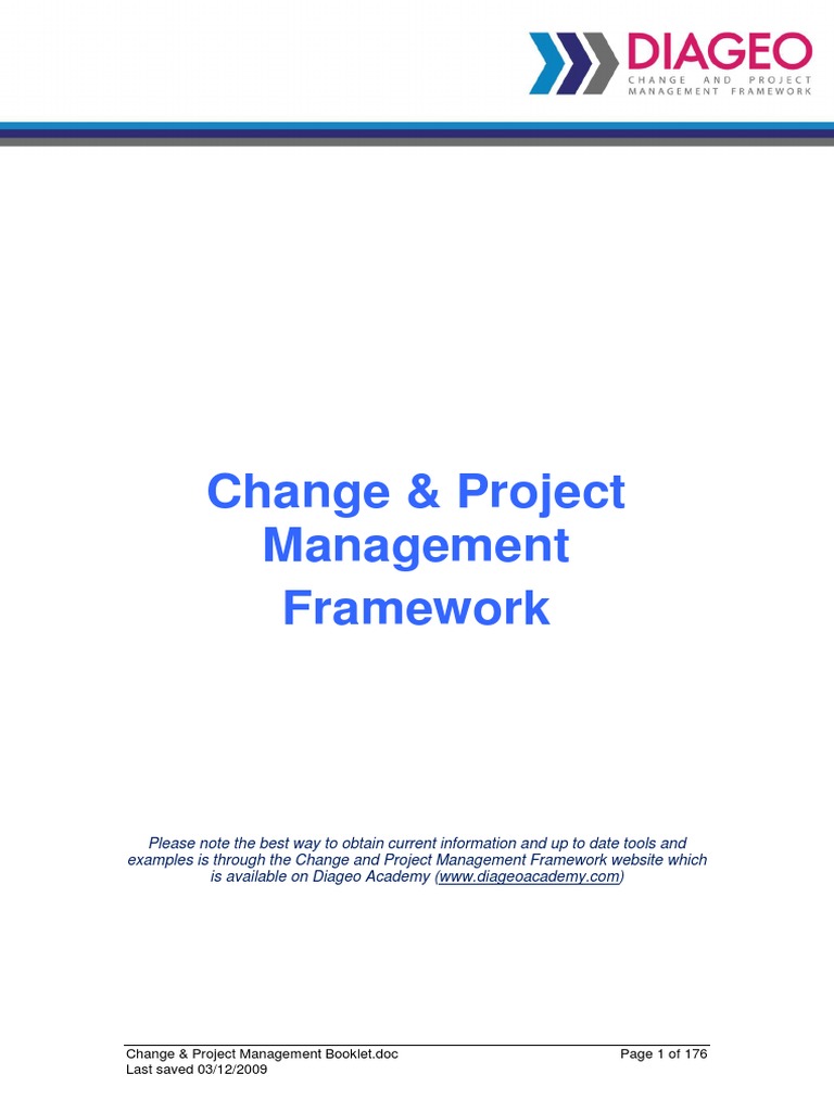 Change Project Management Booklet | PDF | Business Process | Project ...