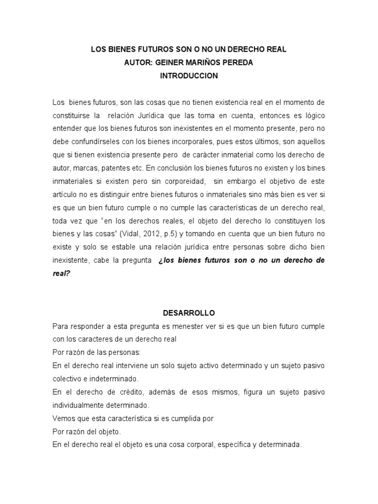 Los Bienes Futuros | PDF | Science | Ciencia (general)