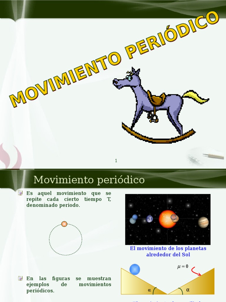 Movimiento Periodico | PDF | Movimiento (física) | Física