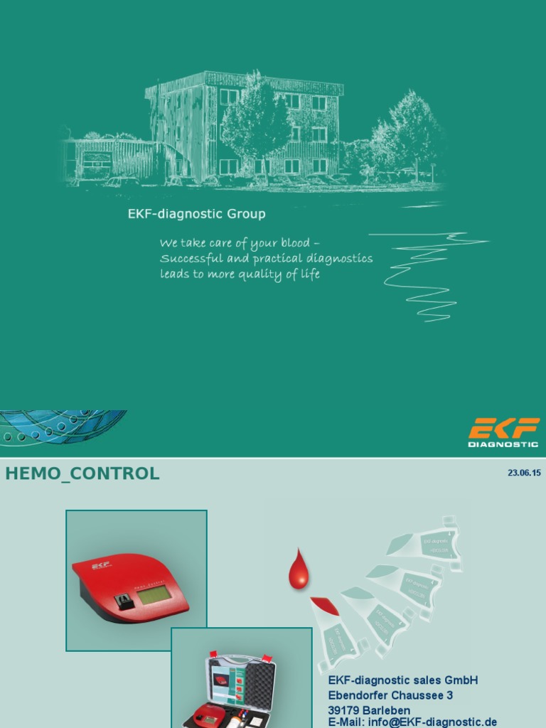 Presentacion Hemo - Control EKF | PDF | Sangre | Glóbulo rojo