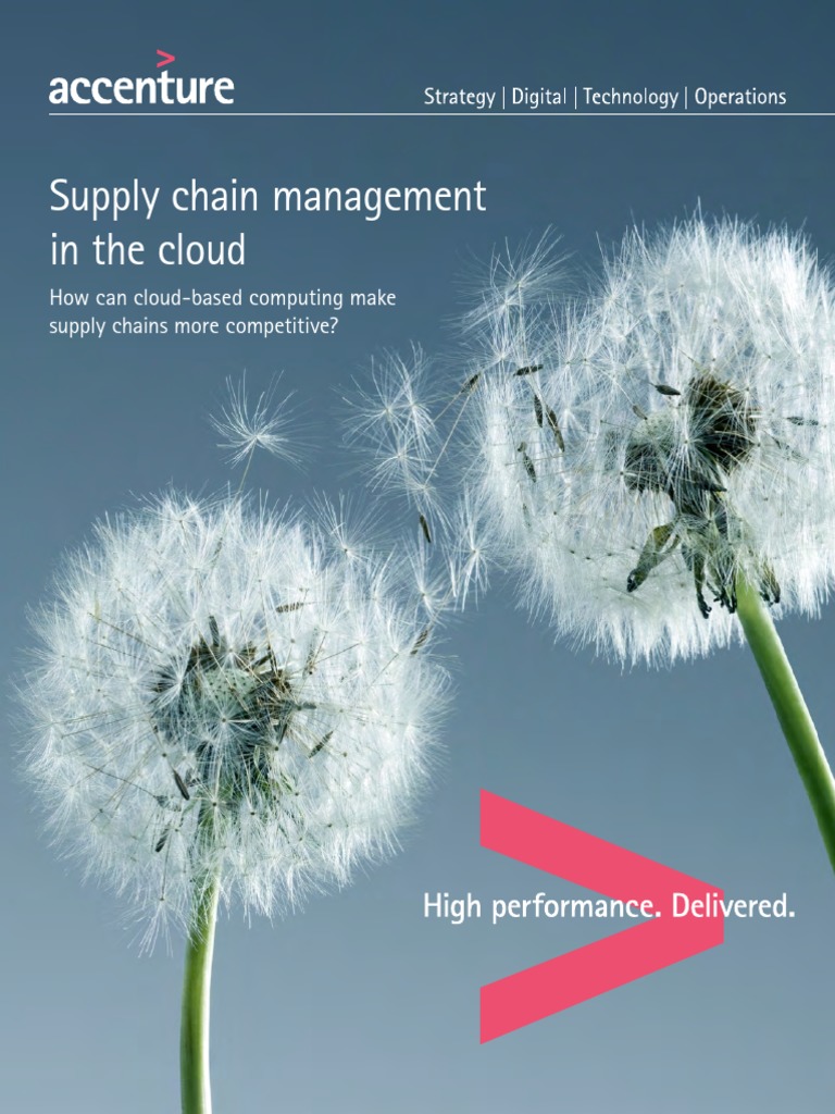Accenture Supply Chain Management in The Cloud | PDF | Supply Chain ...
