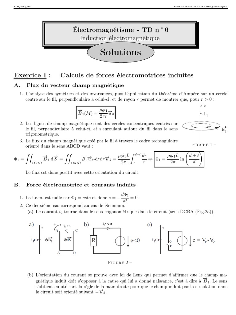 Electromagnetique | PDF | Champ magnétique | Induction électromagnétique