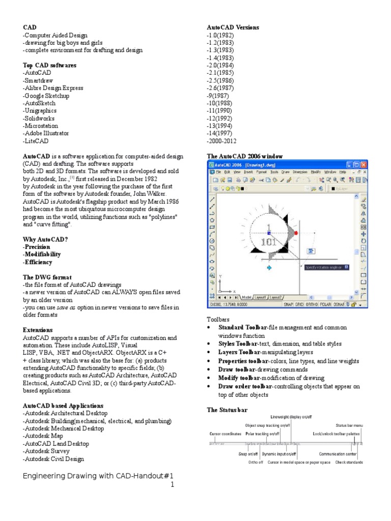 Auto CAD | PDF | Auto Cad | System Software