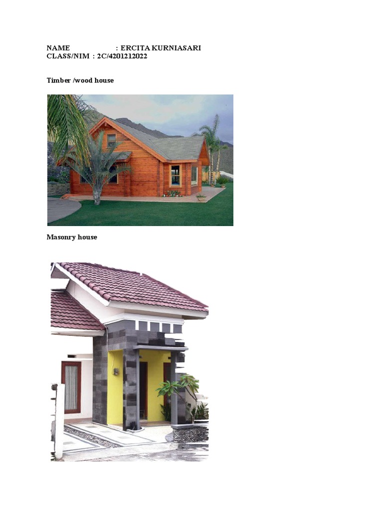 Wooden House Specifications | PDF | Wood | Framing (Construction)