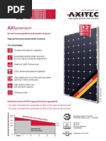 Renesola 300-310w US Data Sheet | PDF | Solar Panel | Electromagnetism