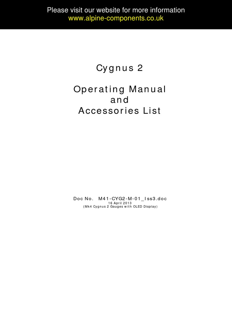 Cygnus 2 Hands Free Manual | PDF | Electromagnetic Compatibility | Electronic Waste