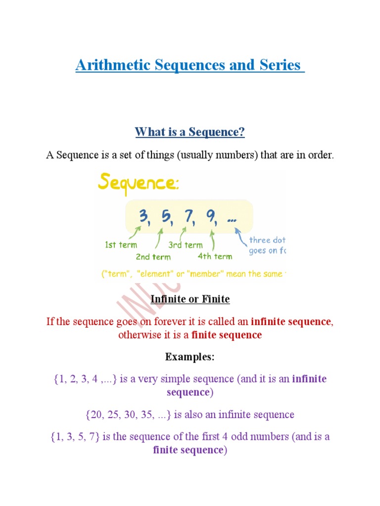 Sequence and Series | PDF | Sequence | Series (Mathematics)