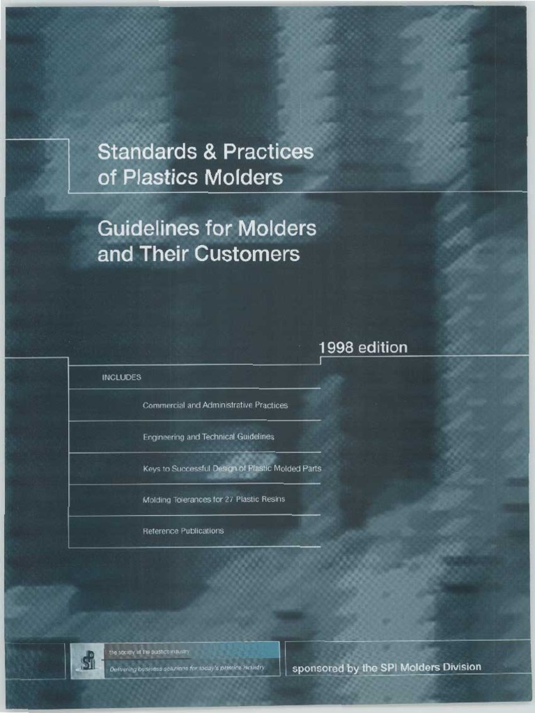 SPI Standards&PracticesOfPlasticsMolders | PDF