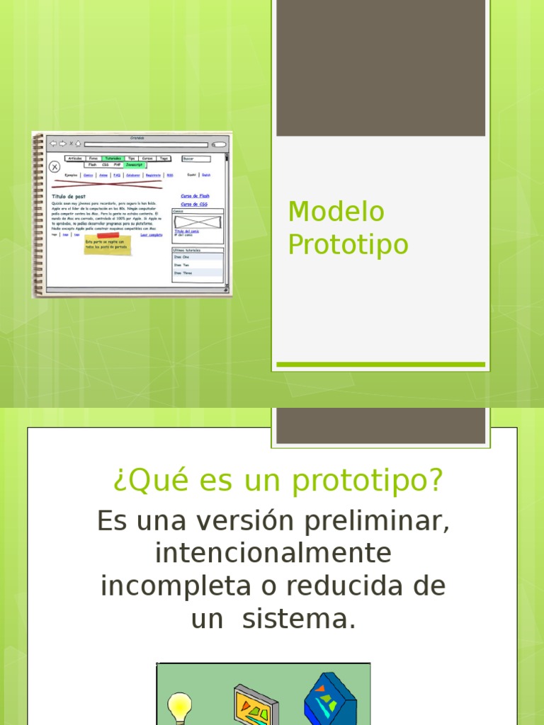 Modelo Prototipo | PDF