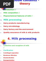 Flowchart of Milk Manufacturing Process | PDF | Milk | Dairy
