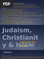 Monotheistic Religions Comparison Table | PDF | Monotheism | God