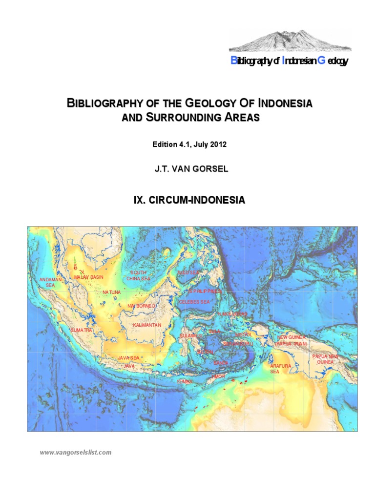 Indonesia Geology Bibliography 4.1 | PDF | Sedimentary Basin | Plate ...
