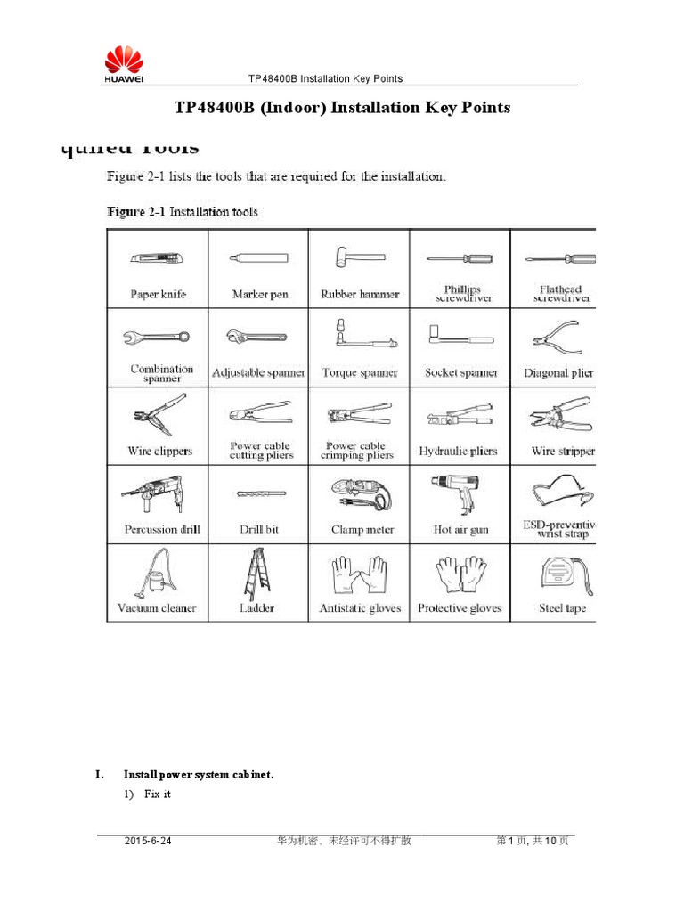 TP48400B Installation Key Points | PDF | Rectifier | Power Supply