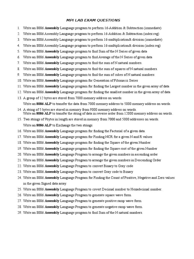 MP Lab | PDF | String (Computer Science) | Assembly Language