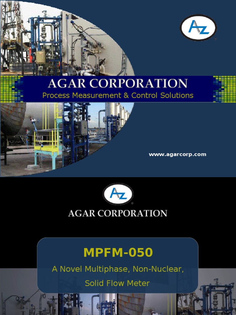 Agar MPFM-50: Advanced Multiphase Meter | PDF | Density | Flow Measurement