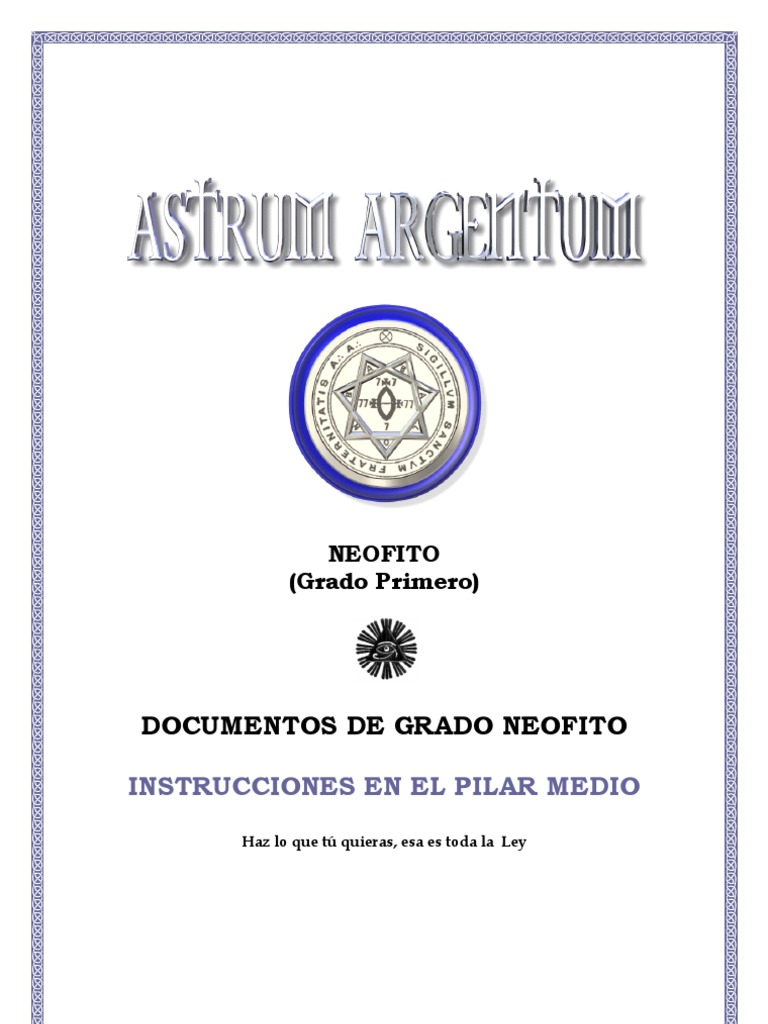 NEOFITO (Grado Primero) | PDF