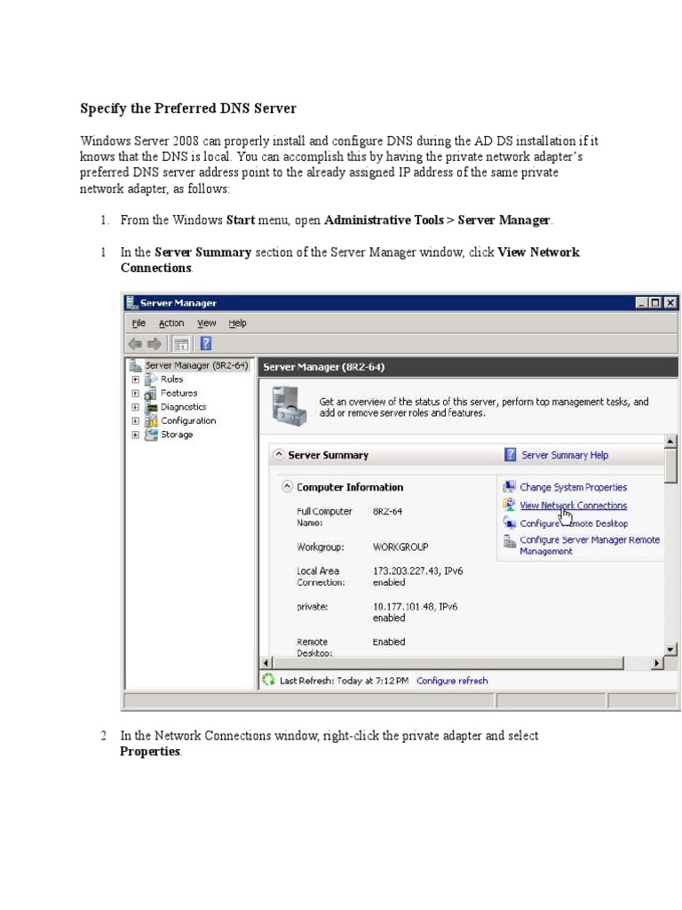 Active DNS Server | PDF | Active Directory | Domain Name System