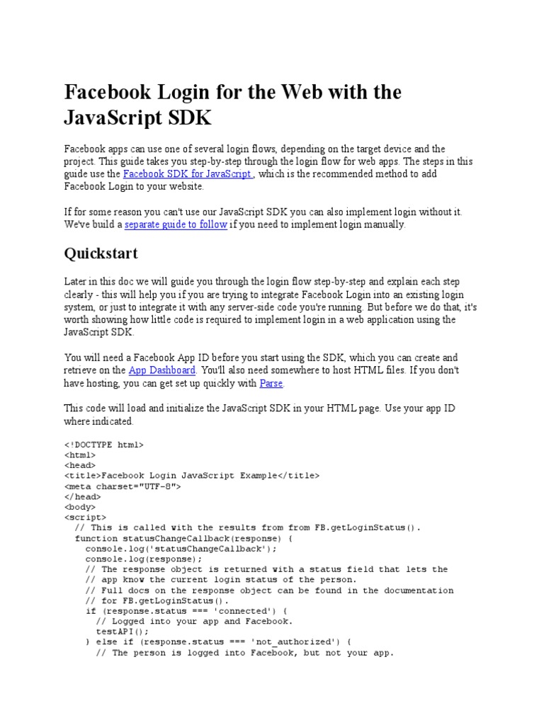 FB | PDF | Java Script | Facebook