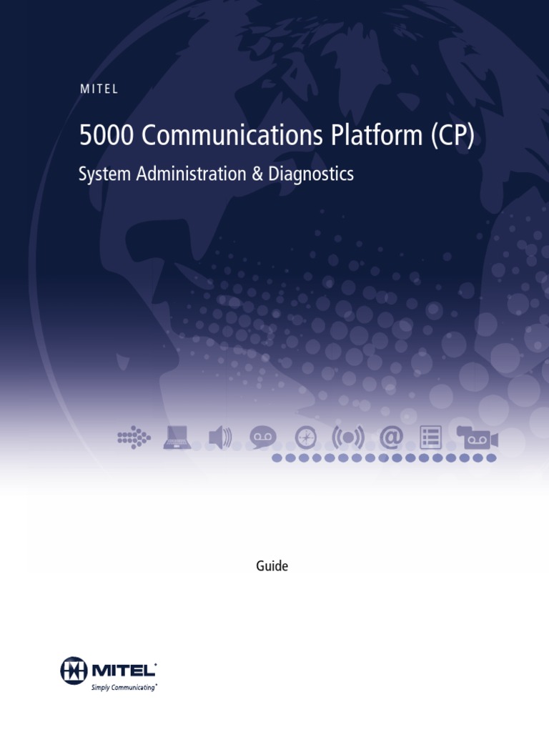 Mitel 5000 CP v5.0 System Administration Diagnostics Guide PDF | PDF ...