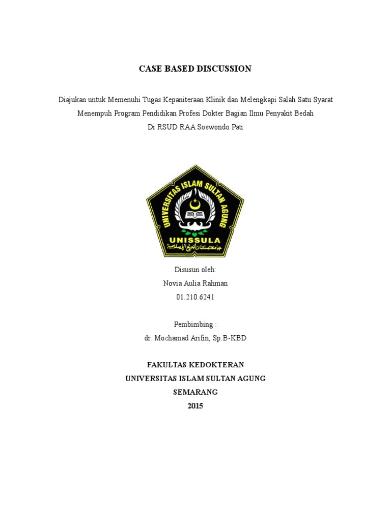 CBD Ileus Obstruksi Letak Tinggi | PDF