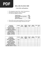 Pageant Program Flow | PDF | Fashion | Clothing