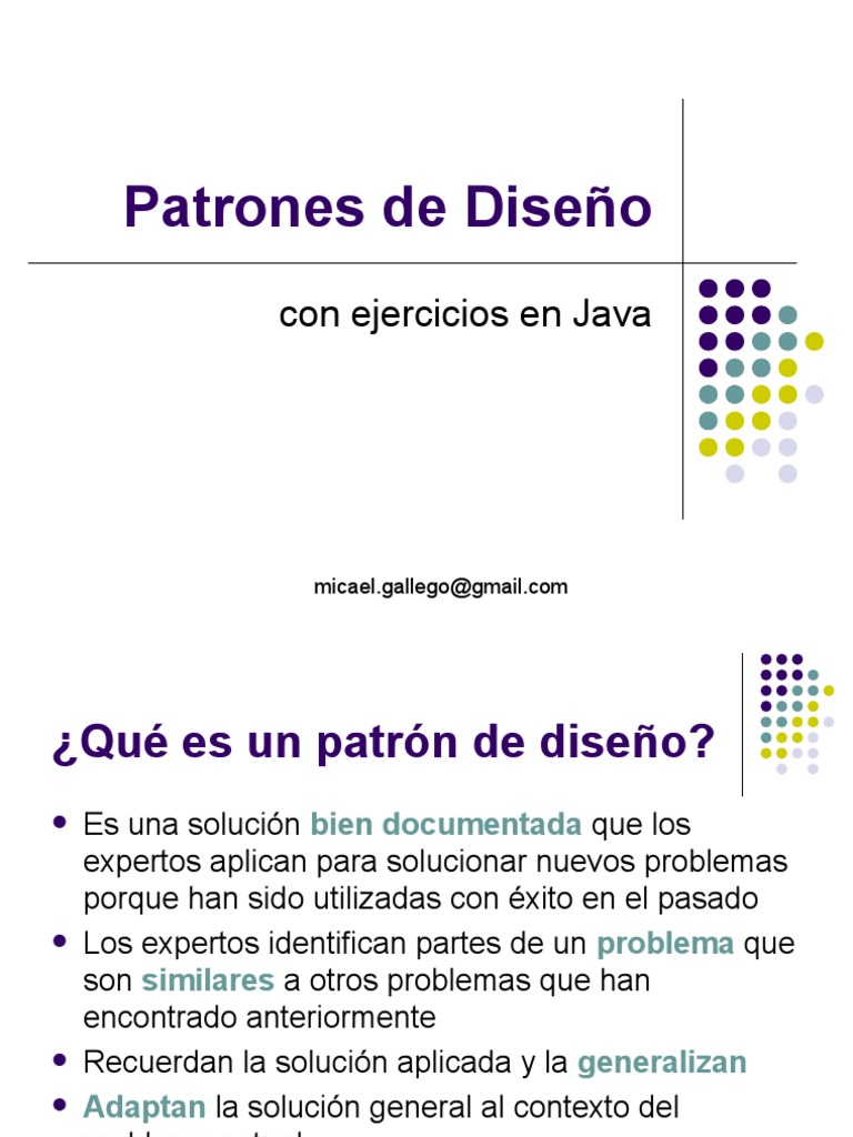 Patrones de Diseño | PDF