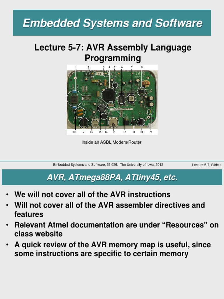 Avr Alp | PDF | Assembly Language | Instruction Set