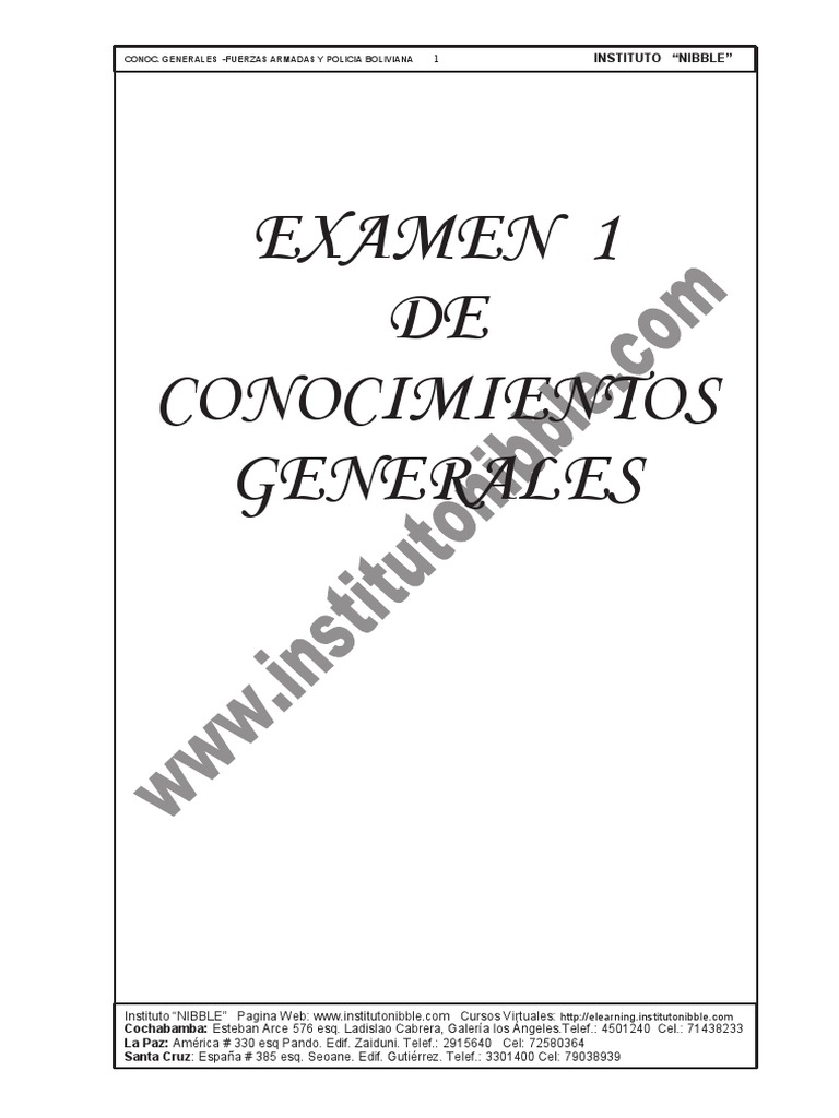 Examen1 PDF | PDF