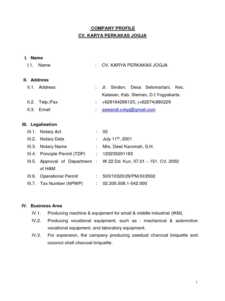 Company Profile PDF | PDF | Charcoal | Industries