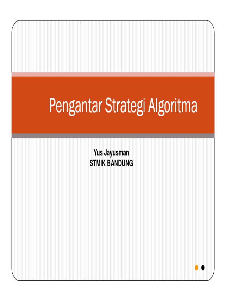 09 - Strategi Algoritma | PDF | Metode & Bahan Ajar