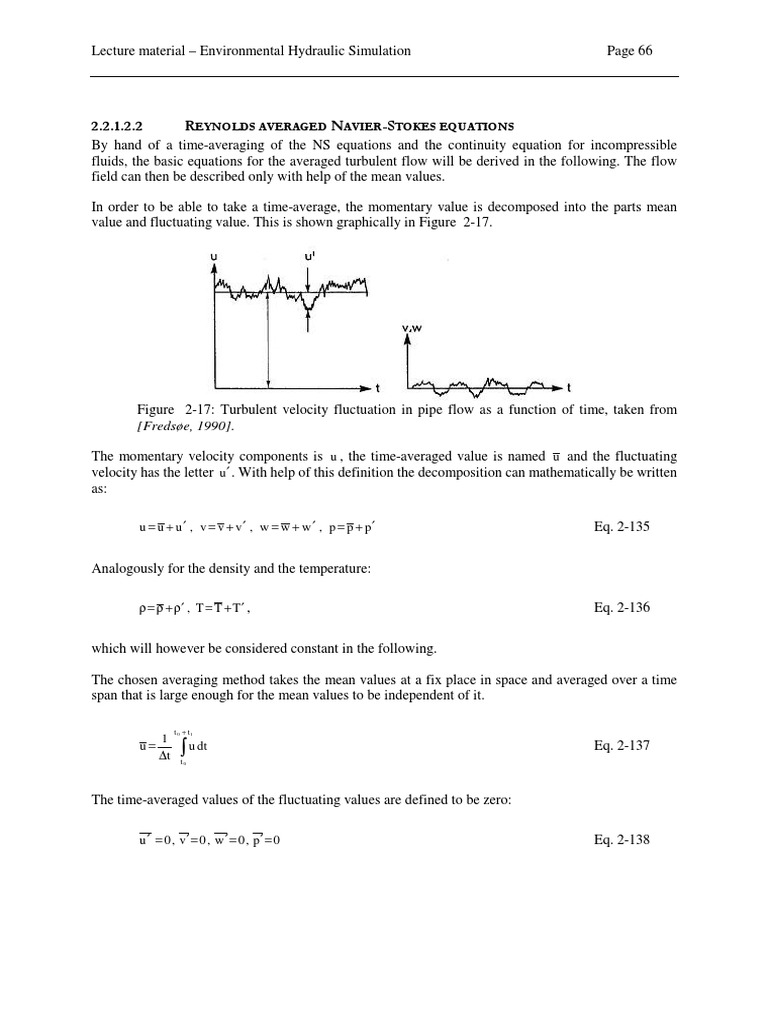 Reynolds Average Navier-Stokes Equation | Fluid Dynamics | Reynolds Number