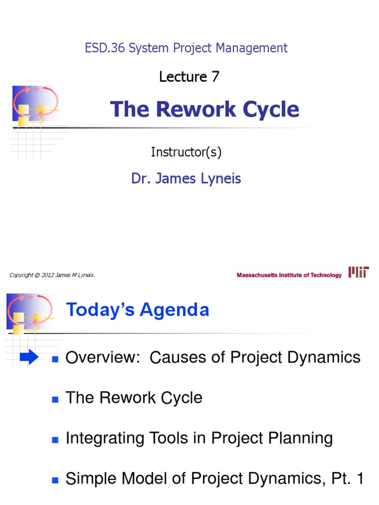 System Dynamics - Model - The Rework Cycle | PDF | Sensitivity And ...