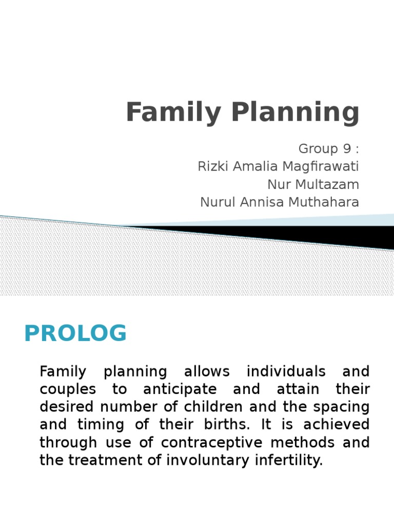 Family Planning | PDF | Family Planning | Female Mammals