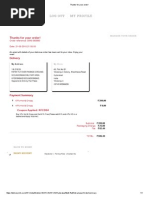 KFC Order Receipt and Invoice Details | PDF