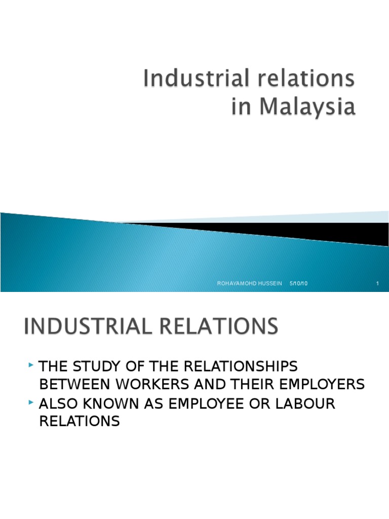 Chapter 14 Ir in Malaysia | PDF | Trade Union | Collective Bargaining